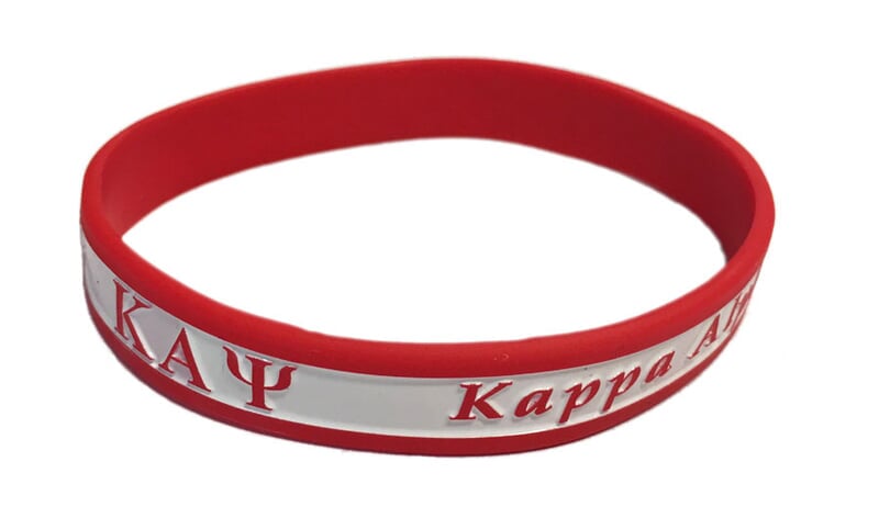 Kappa Alpha Psi Silicone Bracelet SALE $4.95. - Greek Gear®