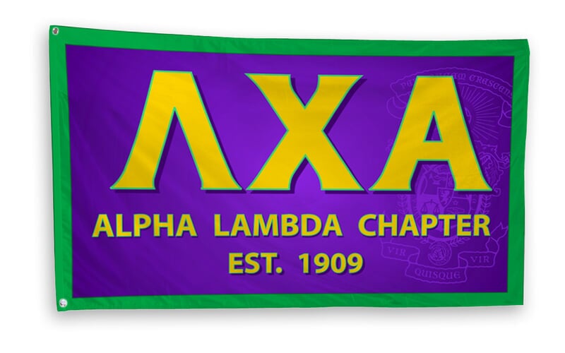 Lambda Chi Alpha 3 x 5 Flag SALE $69.95. - Greek Gear®