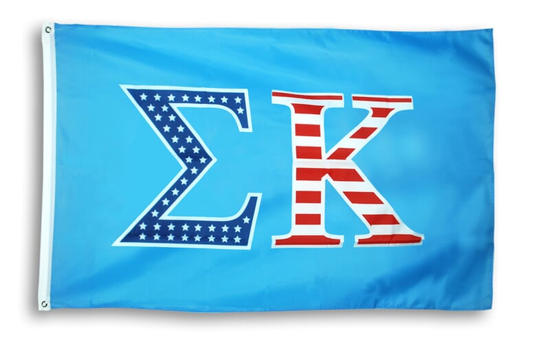 Sigma Kappa 3 X 5 USA Flag SALE $29.99. - Greek Gear®