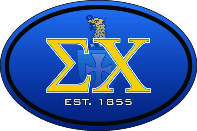 Sigma Chi Color Oval Decal SALE $6.95. - Greek Gear®