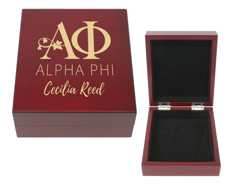 Alpha Phi Mascot Keepsake Box SALE $49.99. - Greek Gear®