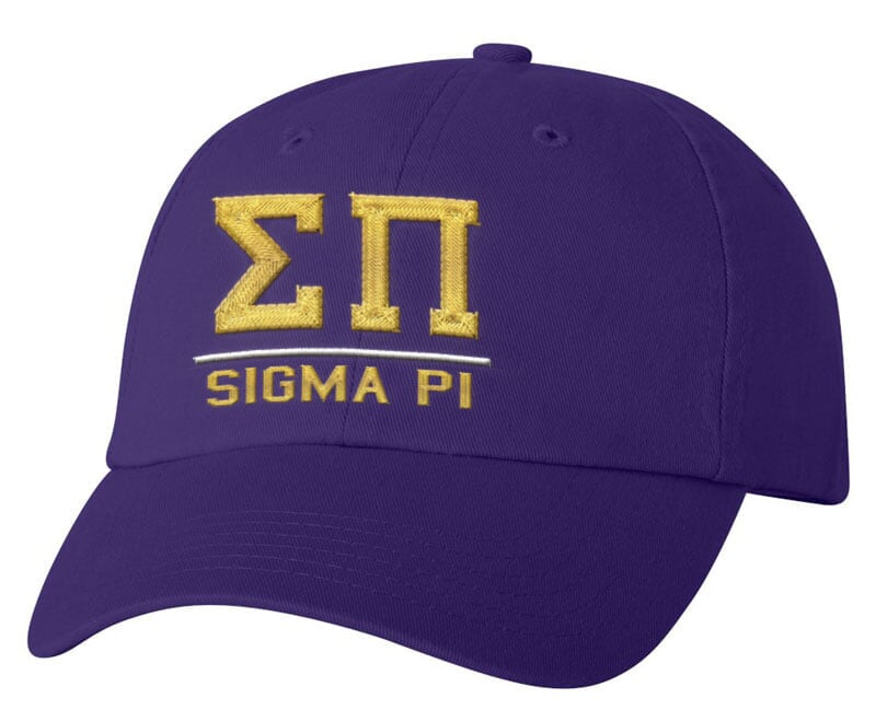 Sigma Pi Old School Greek Letter Hat SALE $21.95. - Greek Gear®