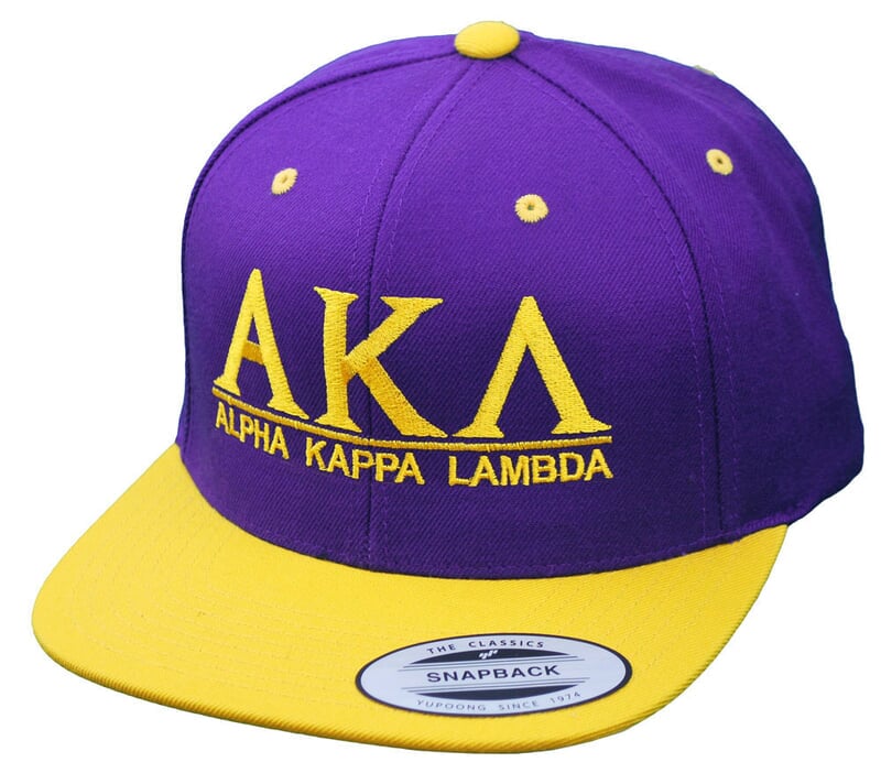 Alpha Kappa Lambda Flatbill Snapback Hats Original SALE $24.95. - Greek ...