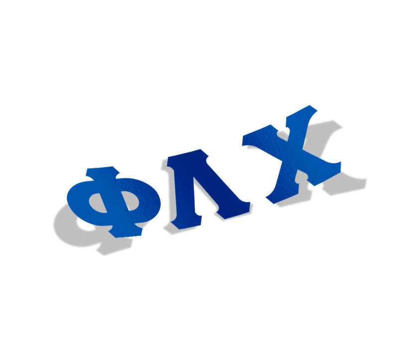 Phi Lambda Chi Big Greek Letter Window Sticker Decal SALE $8.95 ...