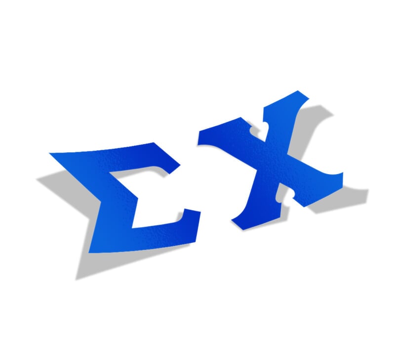 Sigma Chi Big Greek Letter Window Sticker Decal SALE $8.95. - Greek Gear®