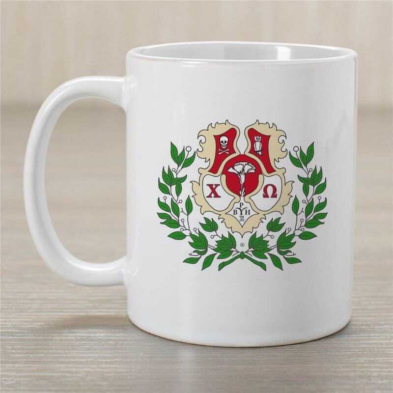 Chi Omega Coffee Mug - Personalized! SALE $17.59. - Greek Gear®