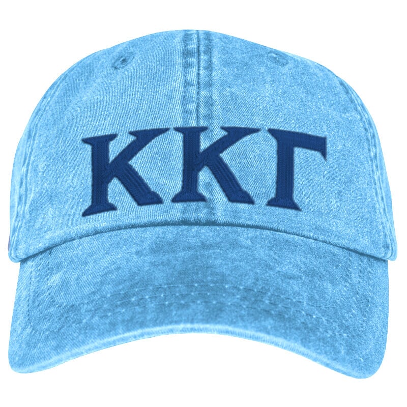 Kappa Kappa Gamma Lettered Premium Pastel Hat SALE $24.95. - Greek Gear®