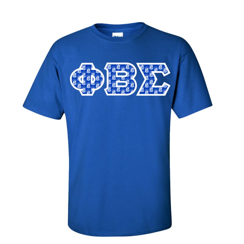 Phi Beta Sigma Fraternity Crest - Shield Twill Letter Tee SALE $29.95 ...
