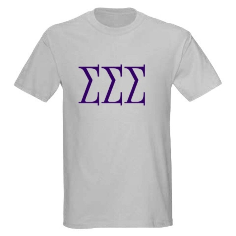Sigma Sigma Sigma University Greek T-Shirts SALE $16.95. - Greek Gear®