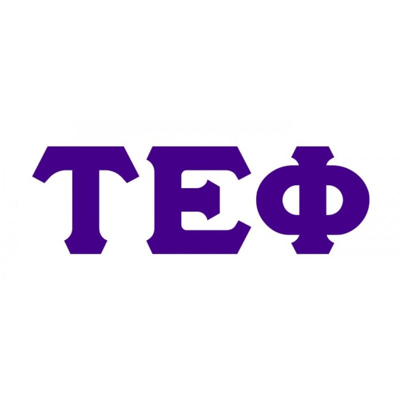 Tau Epsilon Phi Big Greek Letter Window Sticker Decal SALE $8.95 ...