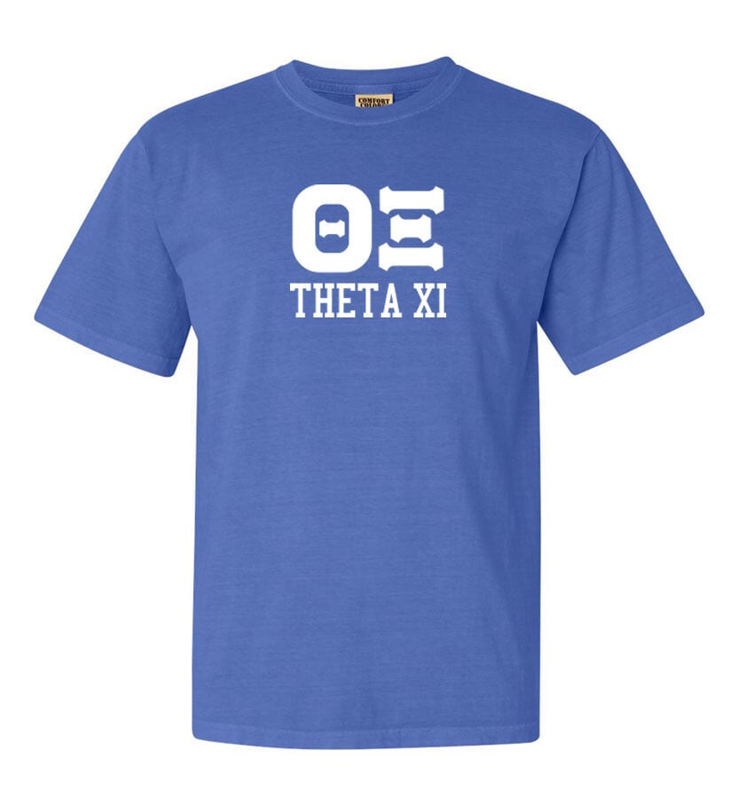 Theta Xi Greek Custom Comfort Colors Heavyweight T-Shirt SALE $25.00 ...