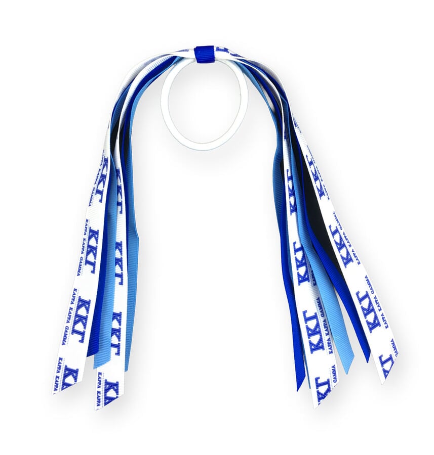 Kappa Kappa Gamma Mini Streamer Bow SALE $9.99. - Greek Gear®