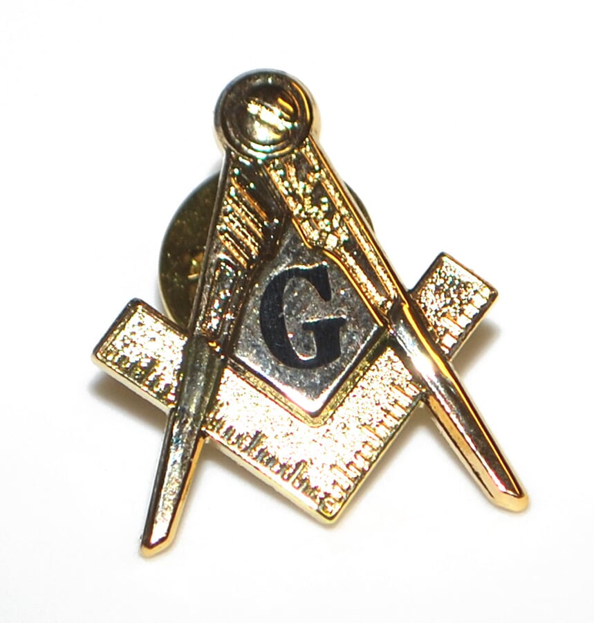Mason / Freemason 3D Color Shield Pins SALE $8.99. - Greek Gear®