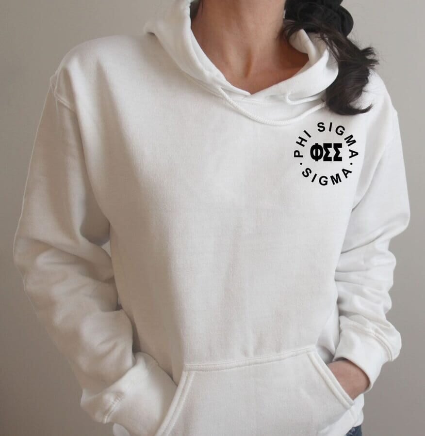 Phi Sigma Sigma Circle Hoodie SALE $40.00. - Greek Gear®