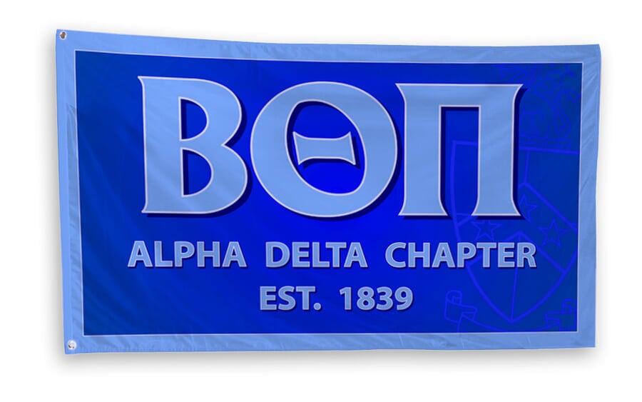 Beta Theta Pi 3 x 5 Flag SALE $69.95. - Greek Gear®