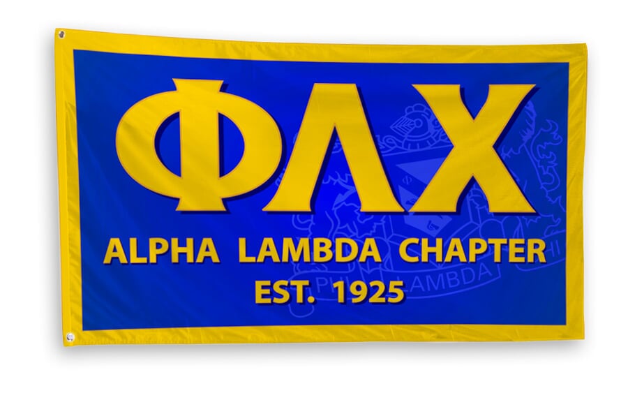 Phi Lambda Chi 3 X 5 Flag Sale 69 95 Greek Gear®