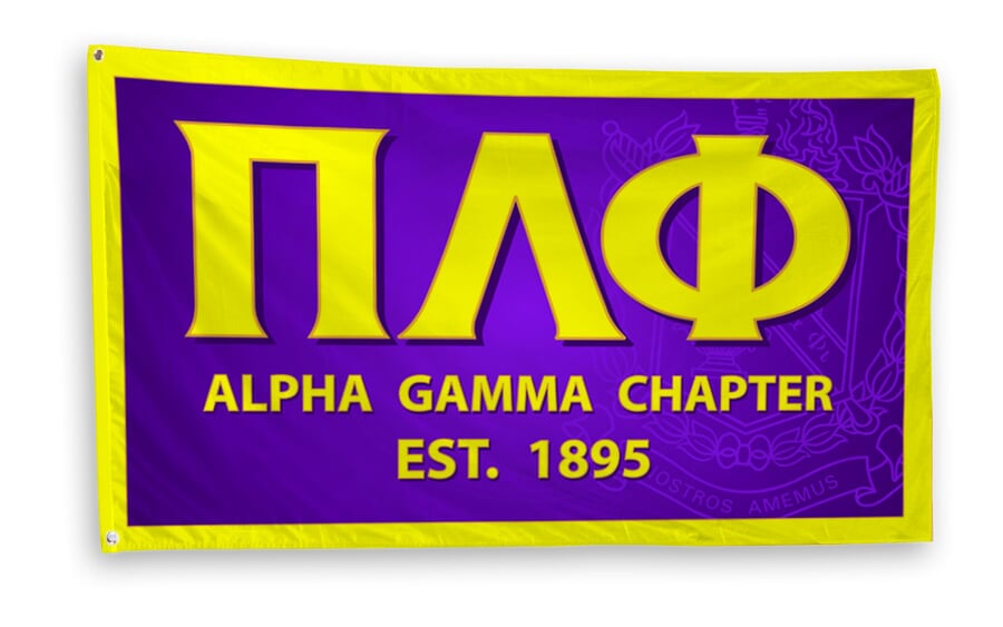 Pi Lambda Phi 3 x 5 Flag SALE $69.95. - Greek Gear®