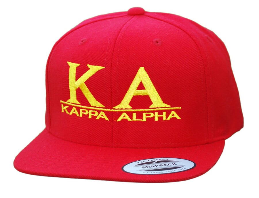 Kappa Alpha Flatbill Snapback Hats Original SALE $24.95. - Greek Gear®