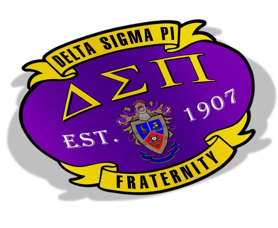 Delta Sigma Pi Banner Crest - Shield Decal SALE $6.95. - Greek Gear®