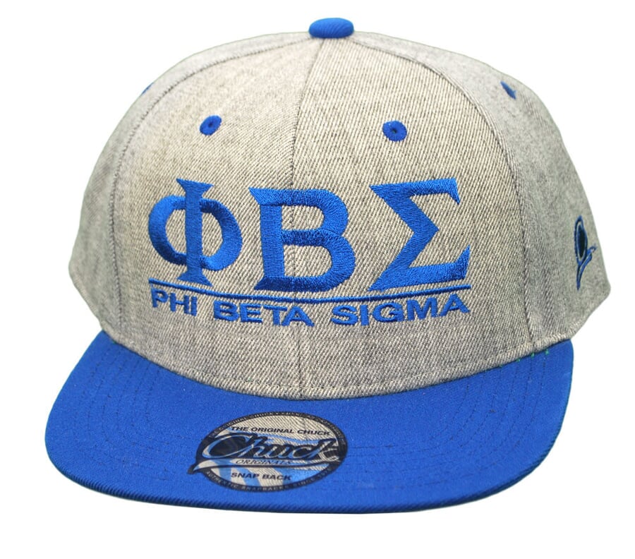 Phi Beta Sigma Flatbill Snapback Hats Original SALE $24.95. - Greek Gear®