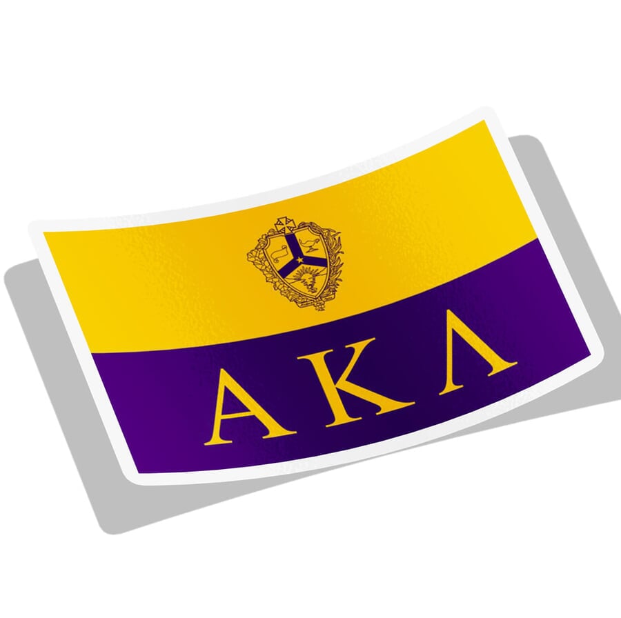 Alpha Kappa Lambda Flag Decal Sticker SALE $6.95. - Greek Gear®