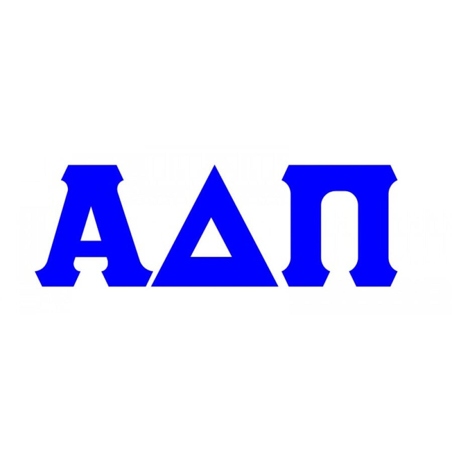 Alpha Delta Pi Big Greek Letter Window Sticker Decal SALE $8.95 ...