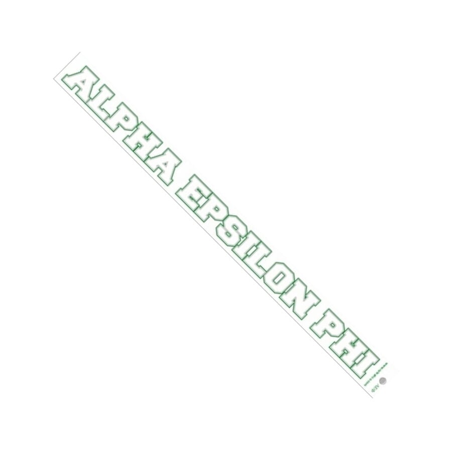 Alpha Epsilon Phi Long Window Decals Stickers SALE $5.95. - Greek Gear®