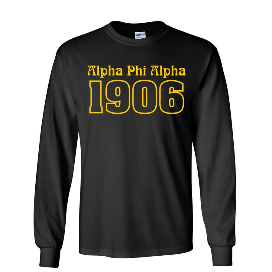 Alpha Phi Alpha Logo Long Sleeve Tee SALE $22.95. - Greek Gear®