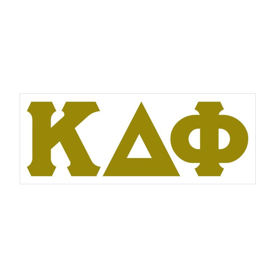 Kappa Delta Phi Big Greek Letter Window Sticker Decal SALE $8.95 ...