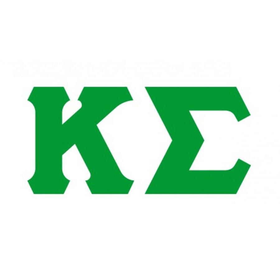 Kappa Sigma Big Greek Letter Window Sticker Decal SALE $8.95. - Greek Gear®