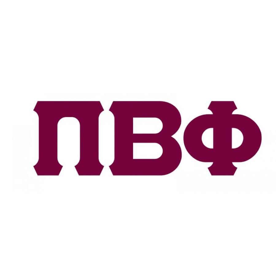 Pi Beta Phi Big Greek Letter Window Sticker Decal Sale 895 Greek Gear®