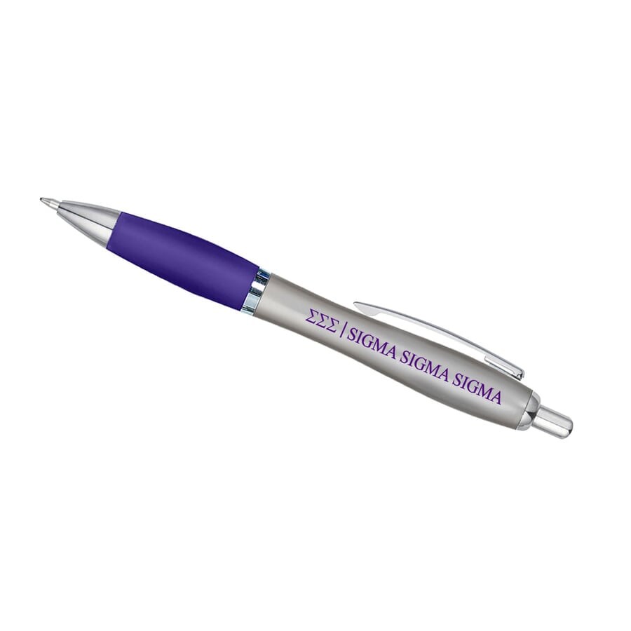 Sigma Sigma Sigma Satin Pen SALE $1.25. - Greek Gear®