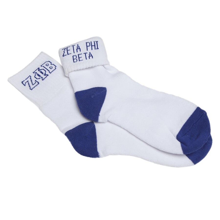 Zeta Phi Beta Socks SALE $9.99. - Greek Gear®