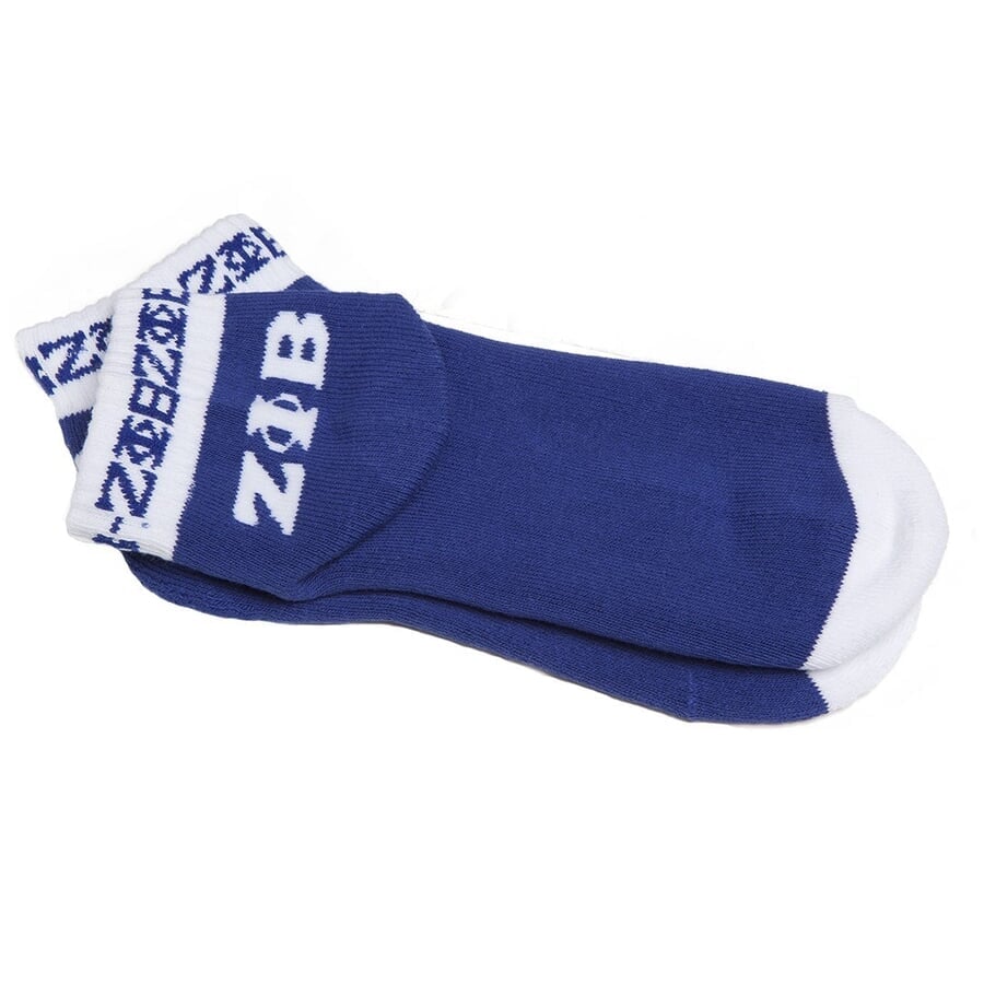 Zeta Phi Beta Ankle Socks SALE $9.99. - Greek Gear®