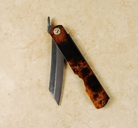 Higo Folder Blue #2 Tortoise Shell
