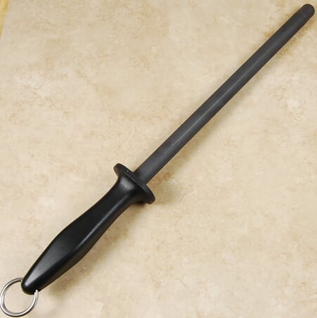 CKTG Black Ceramic Sharpening Rod 270mm