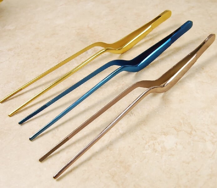 Colored Offset Tweezers