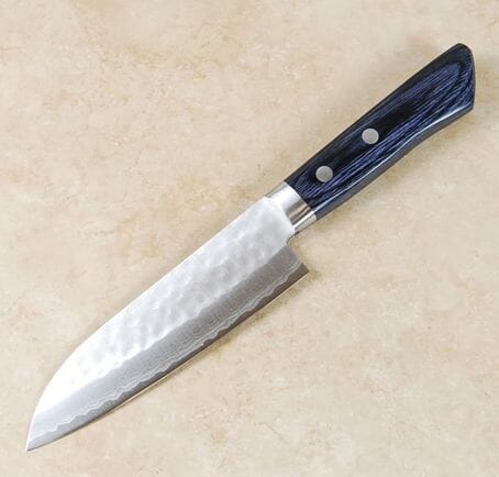 Masutani VG10 Mini Santoku 130mm Blue