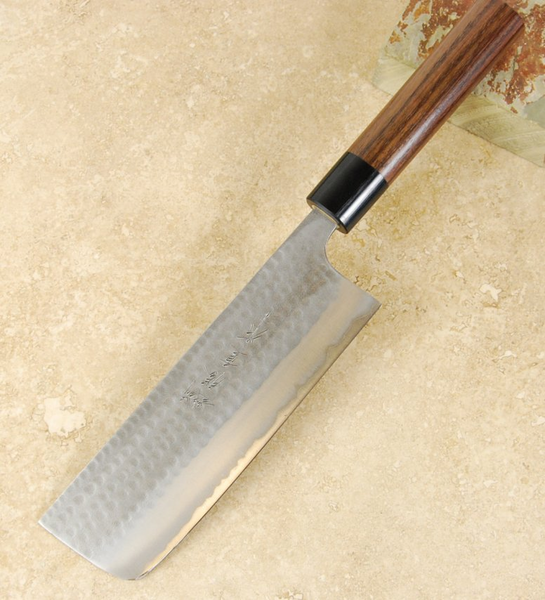 Anryu Blue #2 Hammered Nakiri 165mm