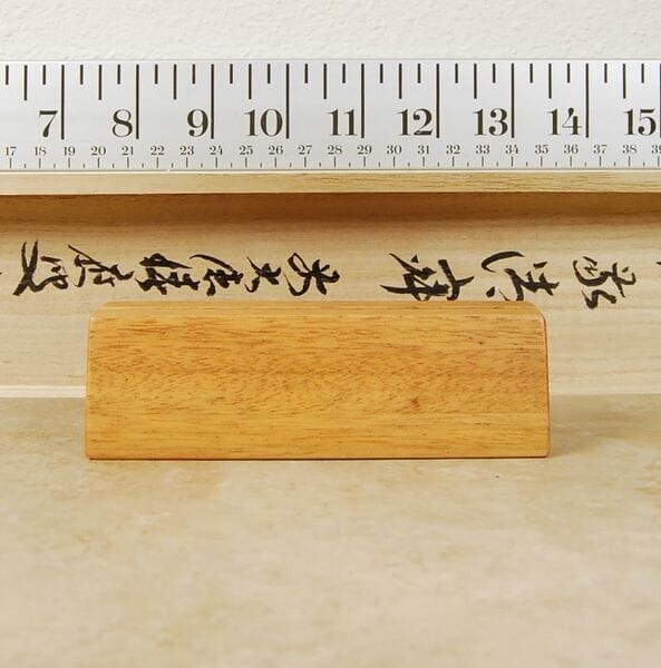 Tiger Wood Cleaver Stand