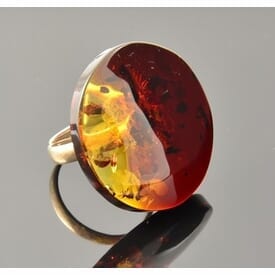 Stunning Baltic Amber Rings [Amber Jewelry Boutique].