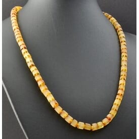 Men's Amulet Pendant Made of Raw Baltic Amber.