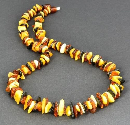 Baltic Amber Chip Necklace. Gorgeous, Unique Amber Jewelry.