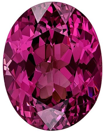 Loose Natural Rose Garnet Genuine Gem, 5.12 carats, Oval Cut, 11.5 x 8. ...