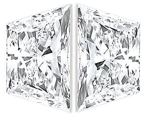 Unique Trapezoid Step Cut Diamond Pairs - Diamond Trapezoid Pairs for SALE