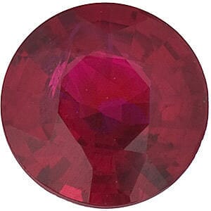 New Loose Round Ruby - Great Ruby for Jewelry