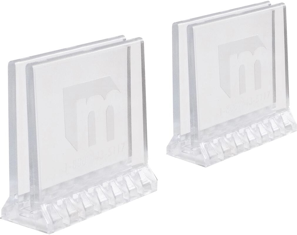 EZ Install 24"W x 24"H Universal Acrylic Sneeze Guard w/Polycarbonate ...