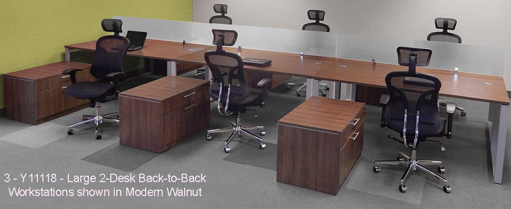 TrendSpaces Basic Open Office 4-Workstation Cluster