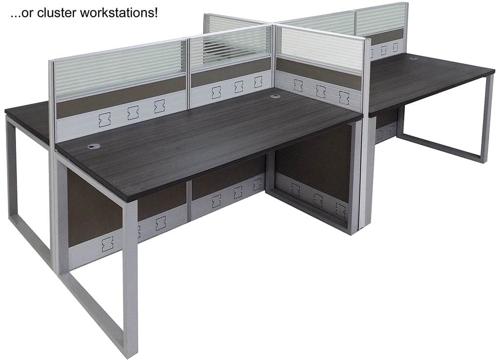 TrendSpaces Office Cubicles-Premium Single Open End Cubicle