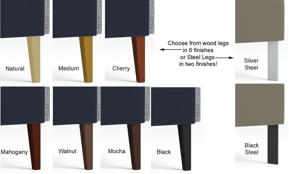 Luxe 2-Seat Bench in Standard Fabric/Vinyl